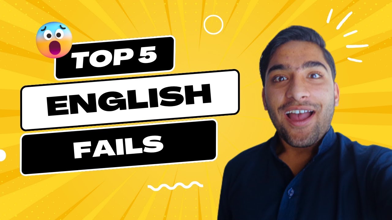 Top 5 English Fails. Try Not To Laugh - YouTube