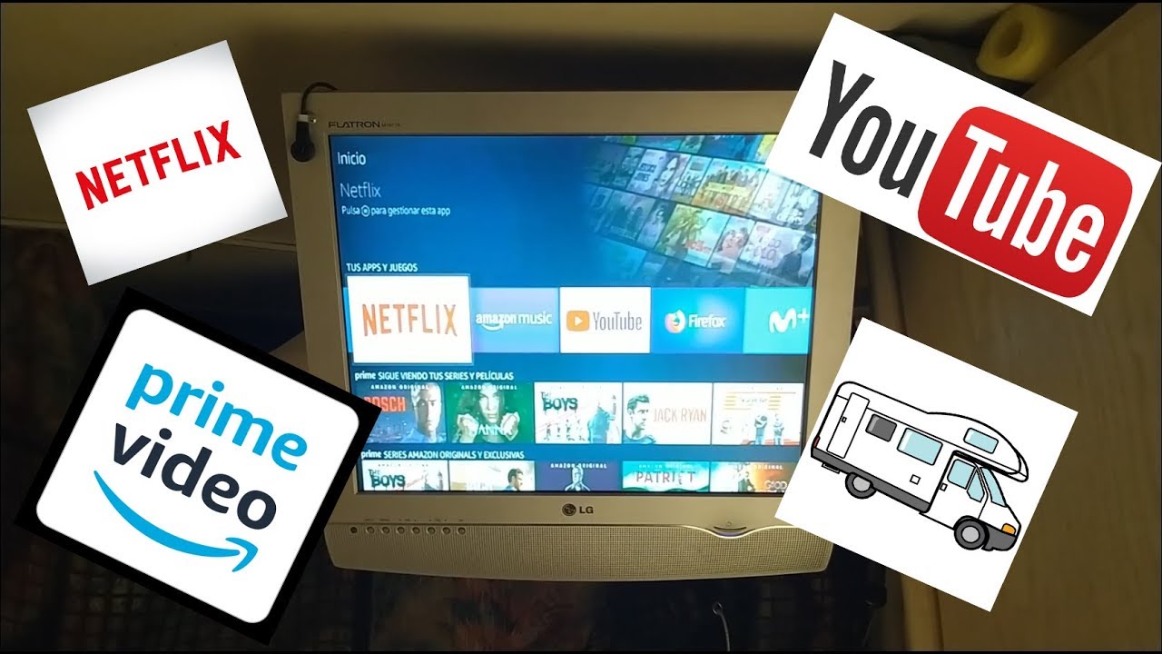 📺 Firestick Netflix en la Autocaravana, caravana, camper.🚐 Sin gastar ...