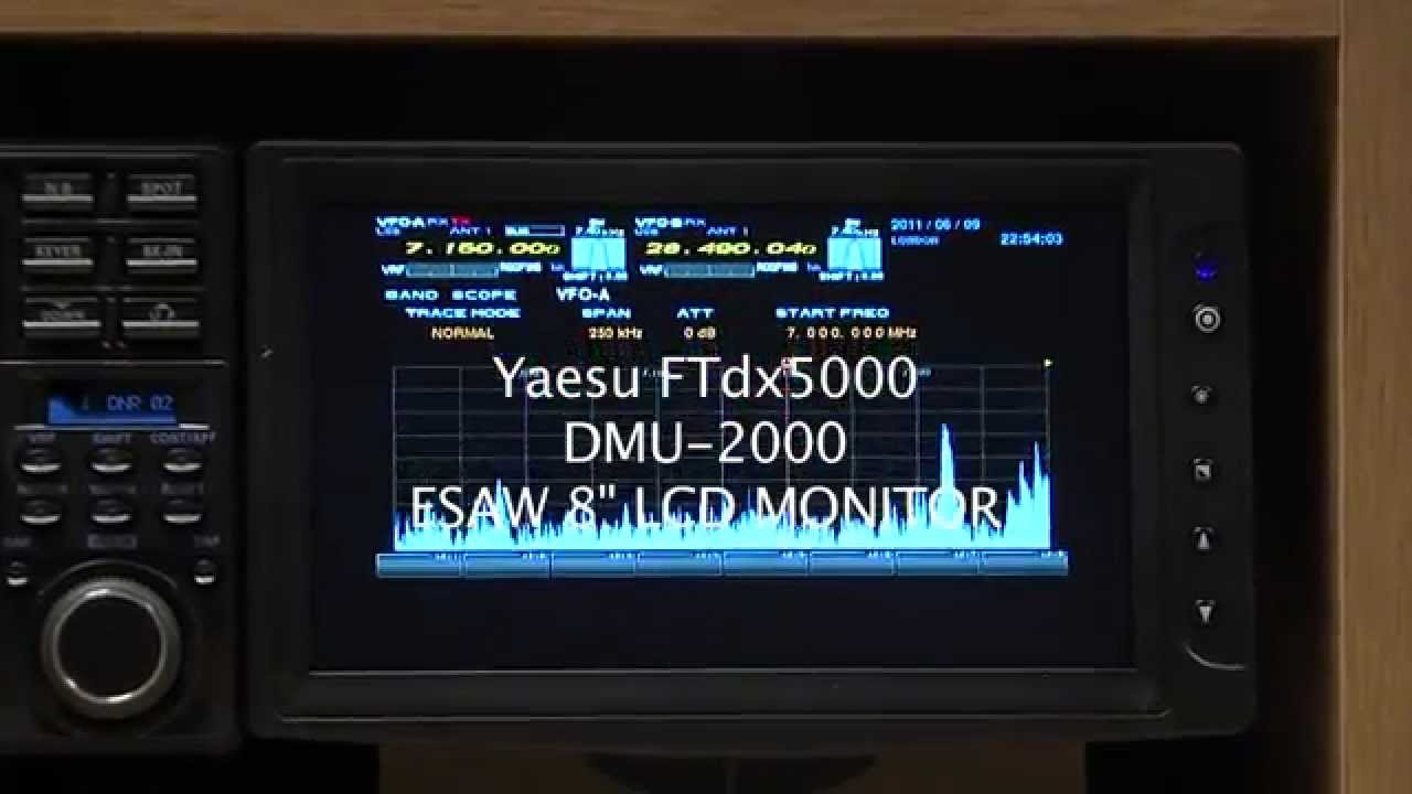 FTdx5000 esaw 8" monitor.mov - YouTube