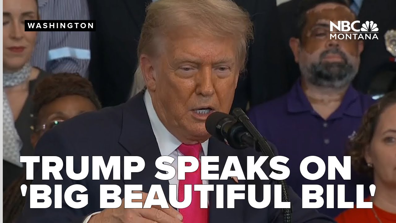 Trump spoke at his ‘One Big Beautiful Event’ Thursday at the White ...