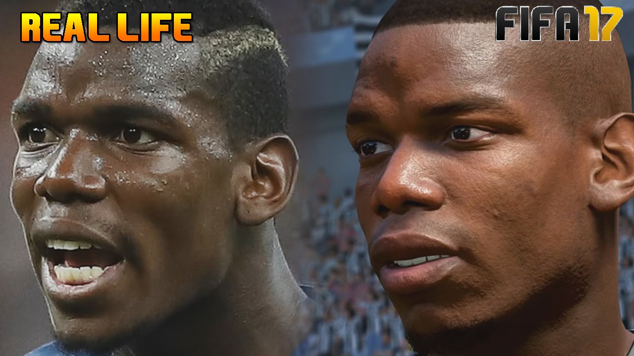 FIFA 17 VS Real Life (Player Faces Comparison-Players + Manager!) - YouTube