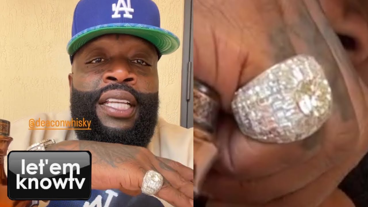 Rick Ross Flexing His Jewelry, Speaking On His 2023 Car Show, Says ...