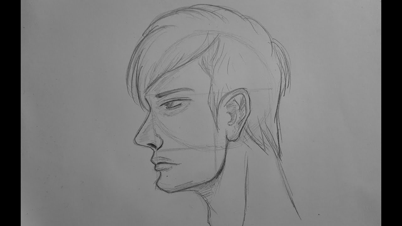 How to Drawing Head Easy - Tutorial Sketch art - YouTube