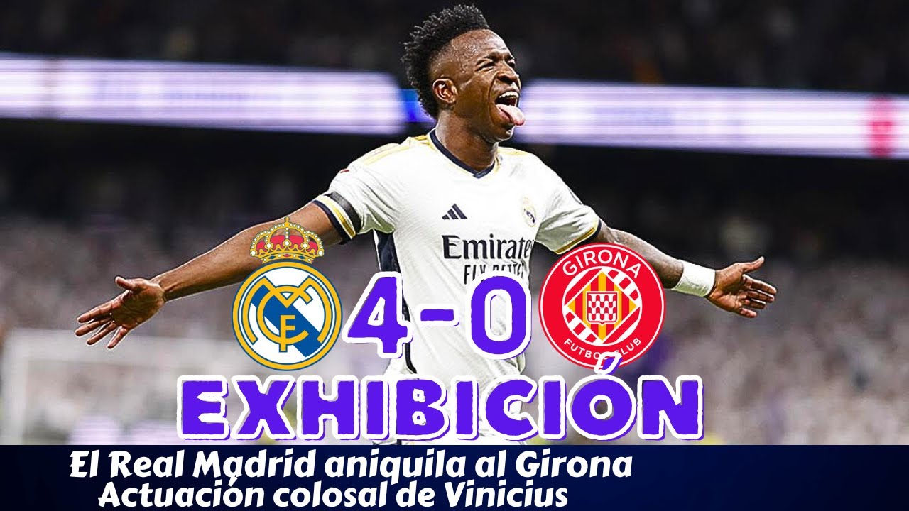 EXHIBICIÓN DE VINICIUS Y GRAN BELLINGHAM. EL REAL MADRID DESTROZA AL ...