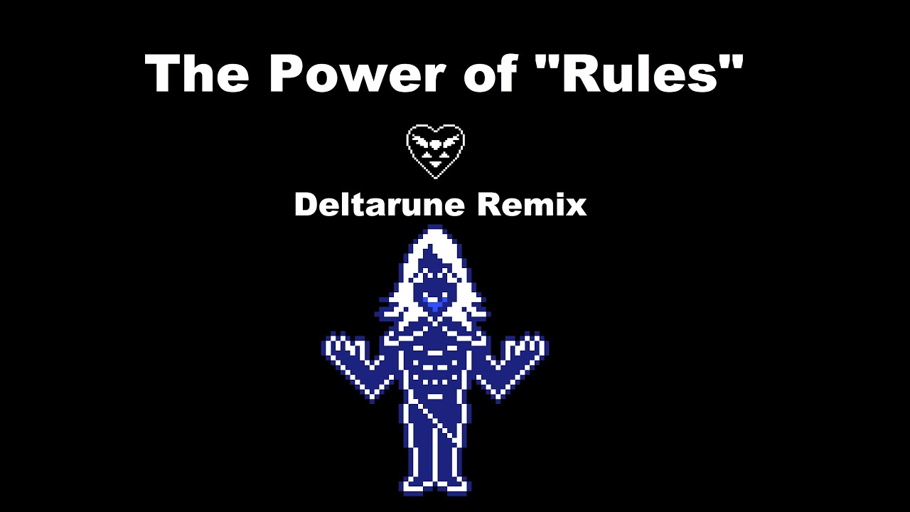 The Power of "Rules" | Deltarune Remix - YouTube