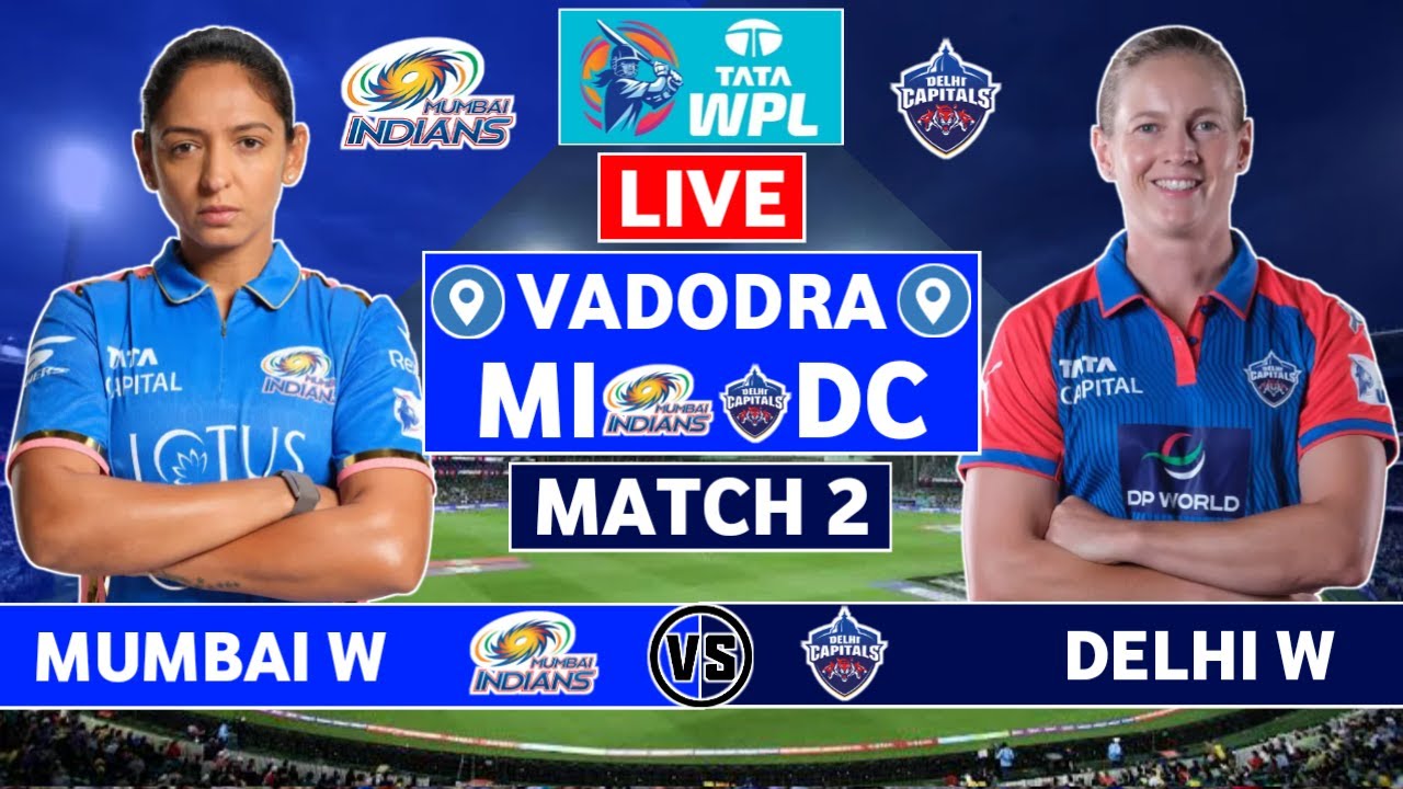 WPL 2025 Live: Mumbai Indians Women vs Delhi Capitals Women Live | MI ...