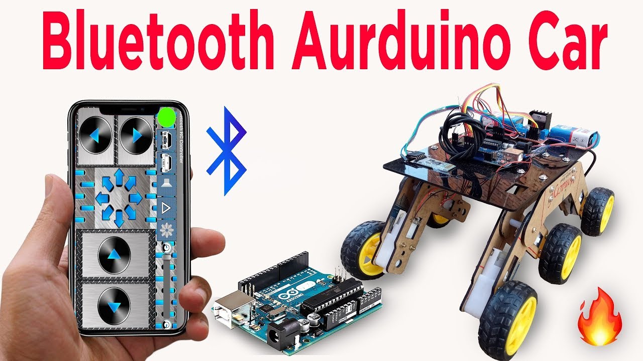 How To Make Bluetooth Phone Control Car At Home By Using Arduino Uno Ss Robotics Youtube