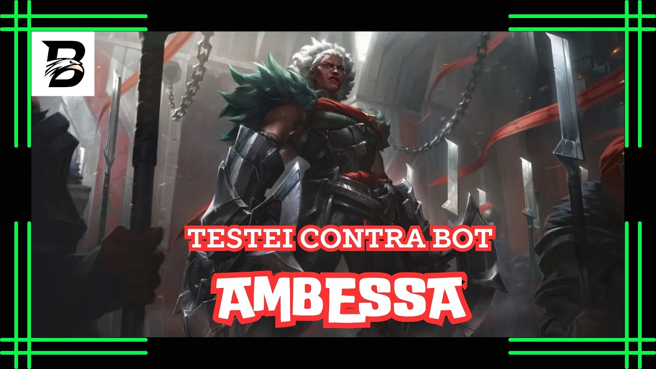LEAGUE OF LEGENDS - TESTEI AMBESSA JG CONTRA BOT #borrachajoga #lolbr # ...