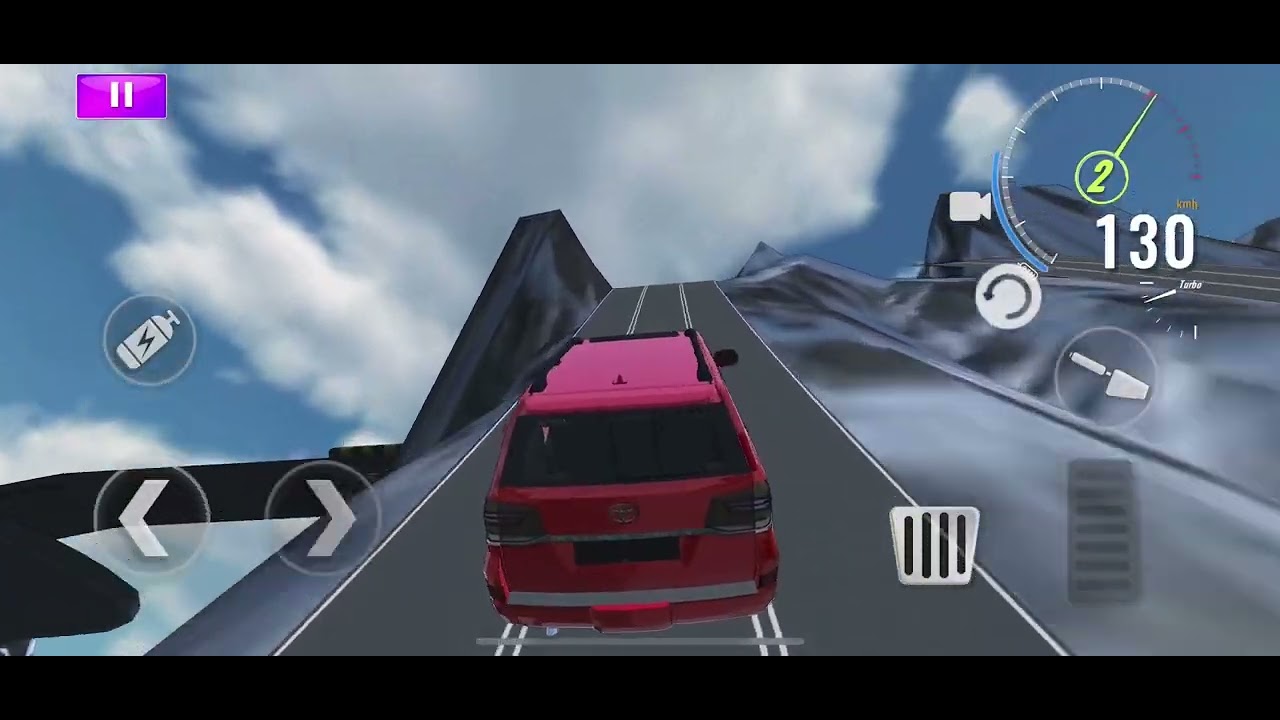Toyota Land Cruiser jump test - YouTube