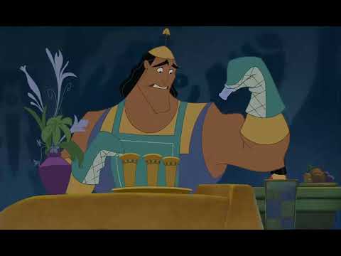 Kronk, the emperor needs his... drink! Right. Oh... ...riiiiiiggghhht. Hey, Kronky,...