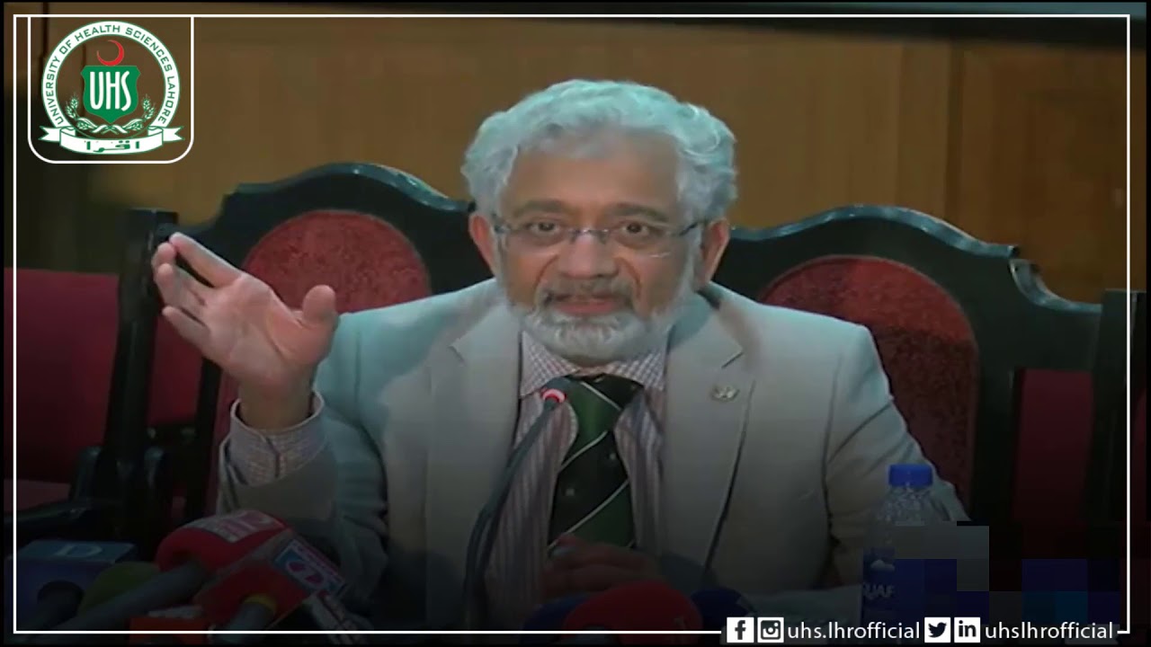 Press Briefing of VC UHS Professor Javed Akram - YouTube