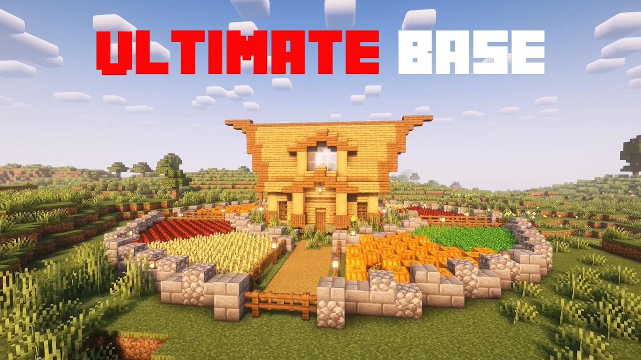 Construindo uma Base Circular Épica no Minecraft para Sobrevivência ...