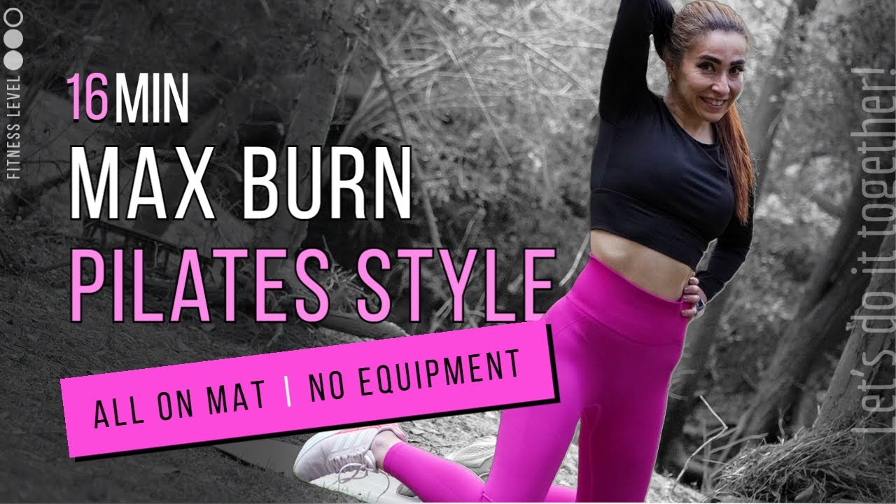 16min Pilates Style HIIT MAX BURN 🔥 for TONING, Slim Waist & Firm Butt ...