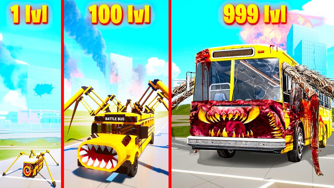 ЭВОЛЮЦИЯ АВТОБУСА ПОЖИРАТЕЛЯ В БРИК РИГС! КАК МЕНЯЛСЯ BUS EATER и ЕГО ...