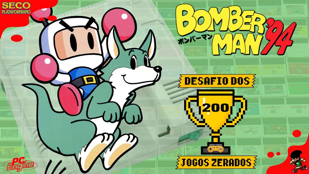 ZEREI Bomberman '94 (PC Engine) MEU desafio 200 jogos zerados 106/200 - YouTube