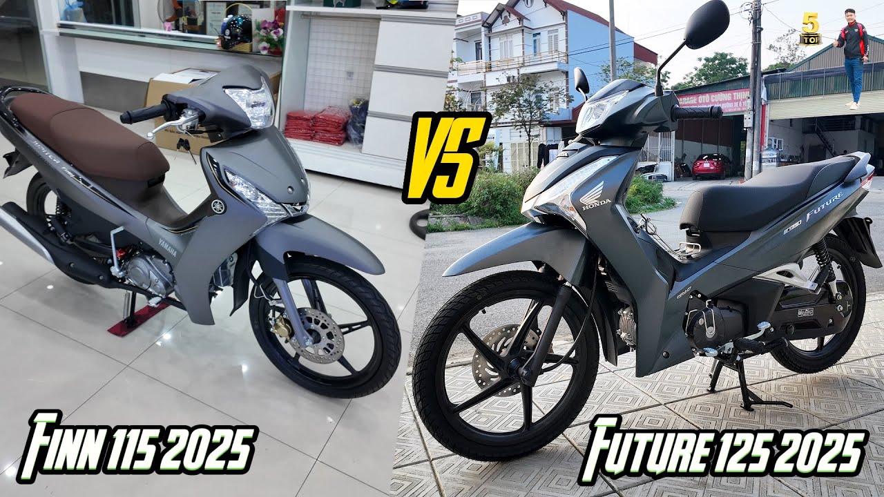 Future 125 FI 2025 “XANH NHÁM” VS Jupiter Finn 115 2025 “XÁM NHÁM” Chọn ...