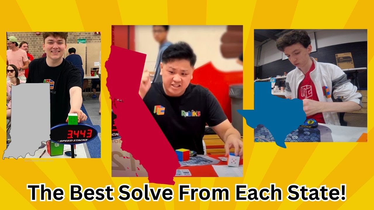 The Best Solve From Every USA State! - YouTube