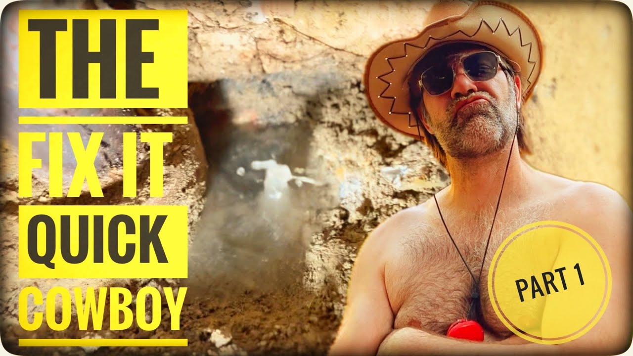THE QUICK FIX COWBOY Fixing a tricky broken ceramic soil pipe. the easy ...