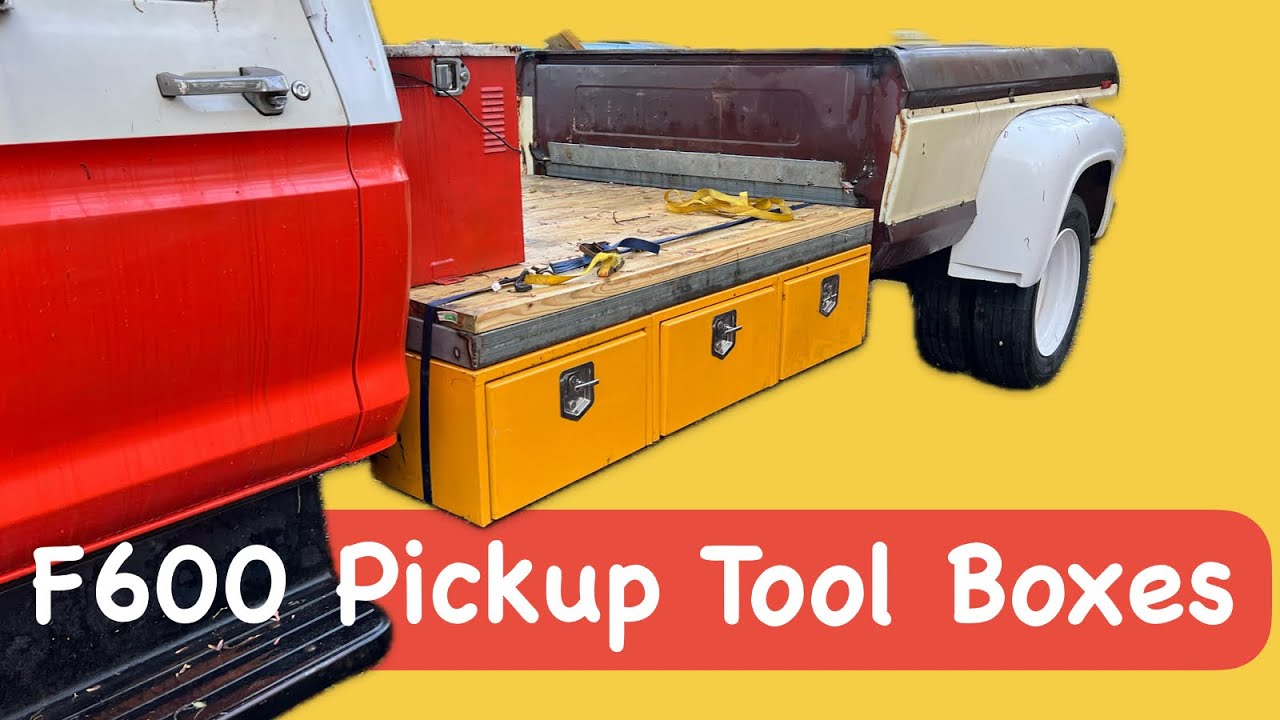 F600 Pickup Truck under bed tool boxes - YouTube