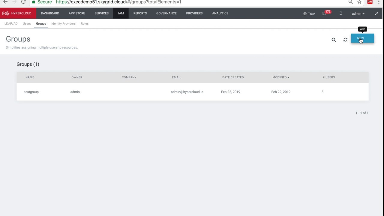 HyperGrid - User Groups with HyperCloud Cloud Management Platform (CMP) - YouTube
