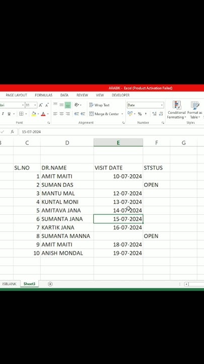 If and Isblank function in excel #if #excel #exceltricks #computer #tranding #sortvideo #sort ...