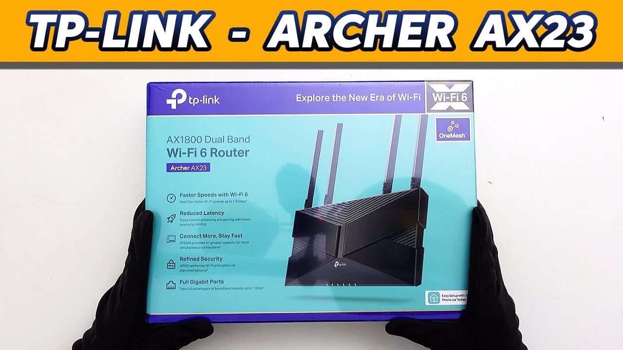TP Link Archer AX23 - Unboxing - YouTube