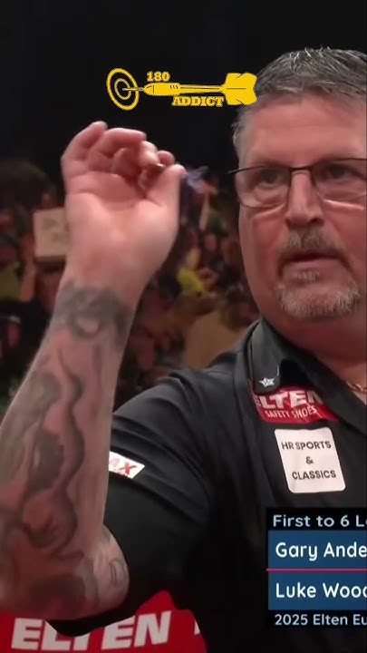 Epic Dart Showdown: Luke Woodhouse vs. Gary Anderson 🎯🔥 - YouTube