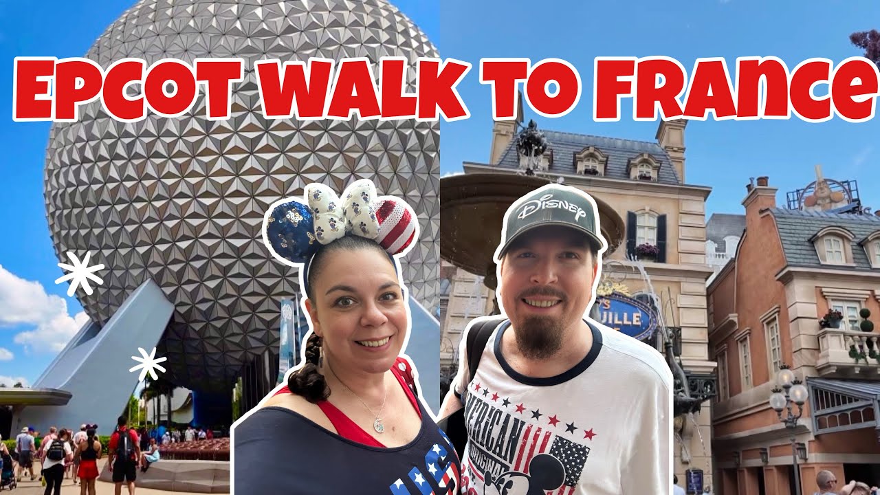 Disney's Epcot / Walk to France - YouTube