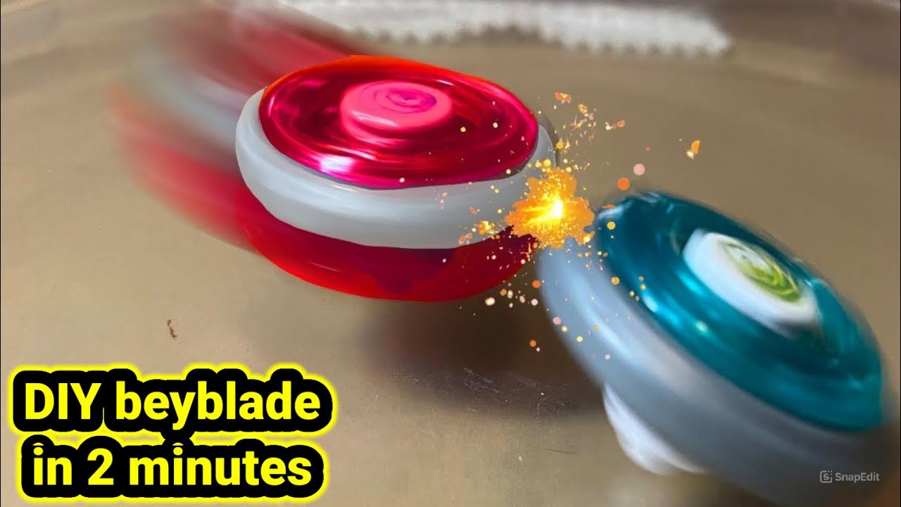 DIY Beyblade , how to make Beyblade in 2 minutes, Beyblade, Beyblade ...