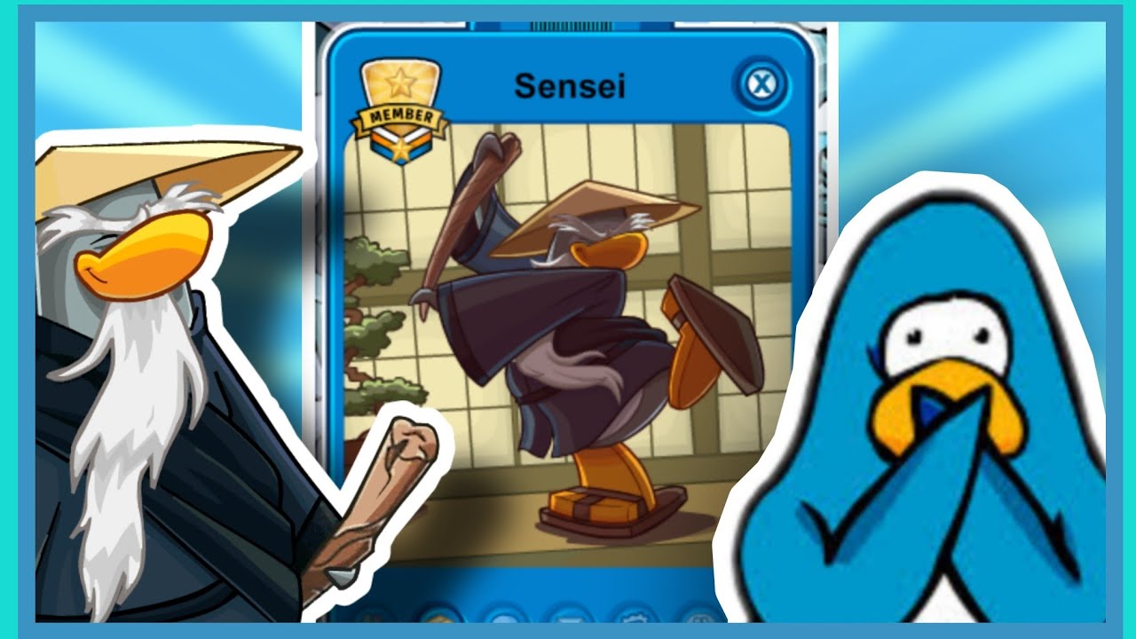 MEETING SENSEI 🃏 - NEW CLUB PENGUIN - YouTube
