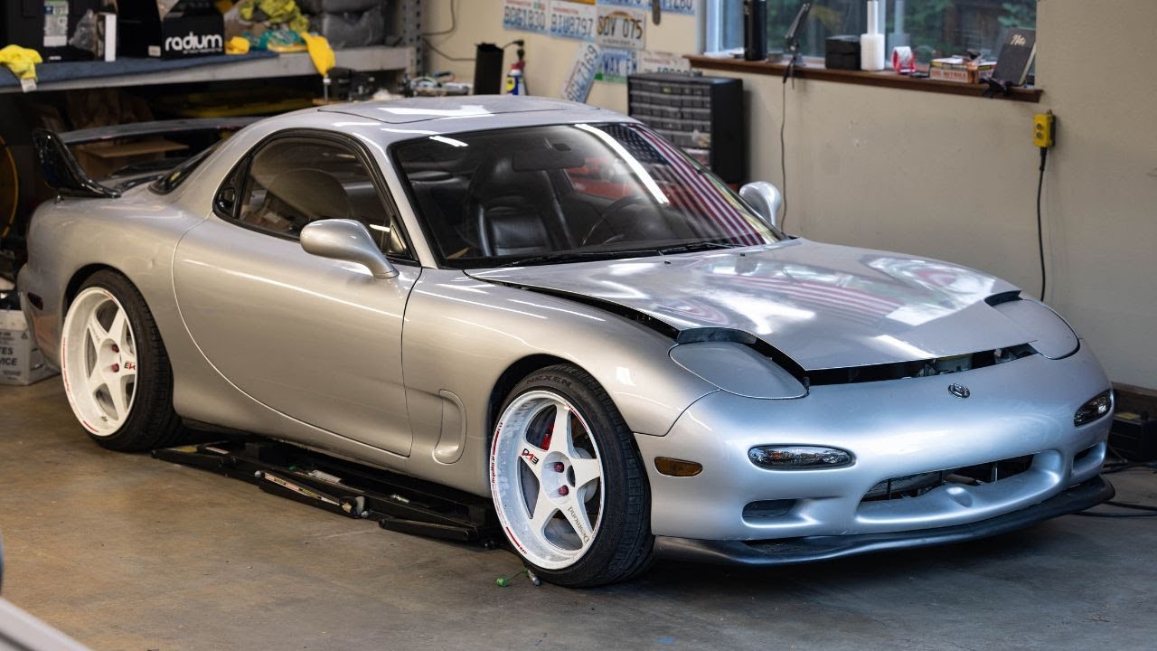 Giving the 30 Year Old Mazda RX7 The biggest Fuel System I can! - YouTube