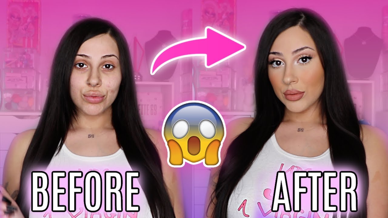 BADDIE MAKEUP TRANSFORMATION || My New EASY Routine!! - YouTube