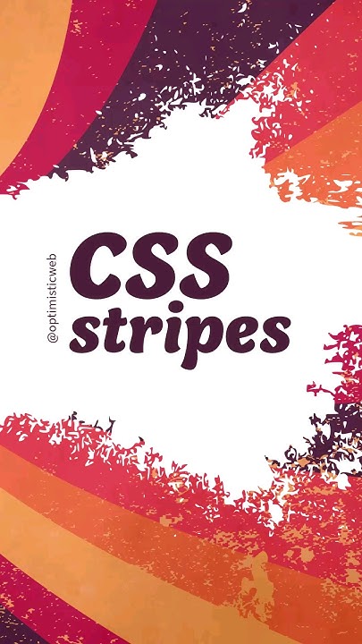 Create Amazing CSS Stripes for Stunning Backgrounds - YouTube