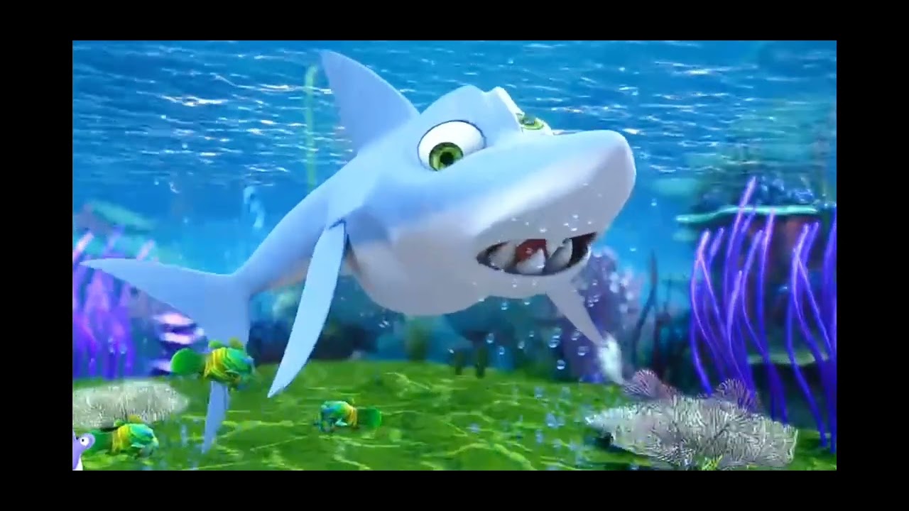 five little fishies and shark | 5 little fishy swimming in the sea, sub ...