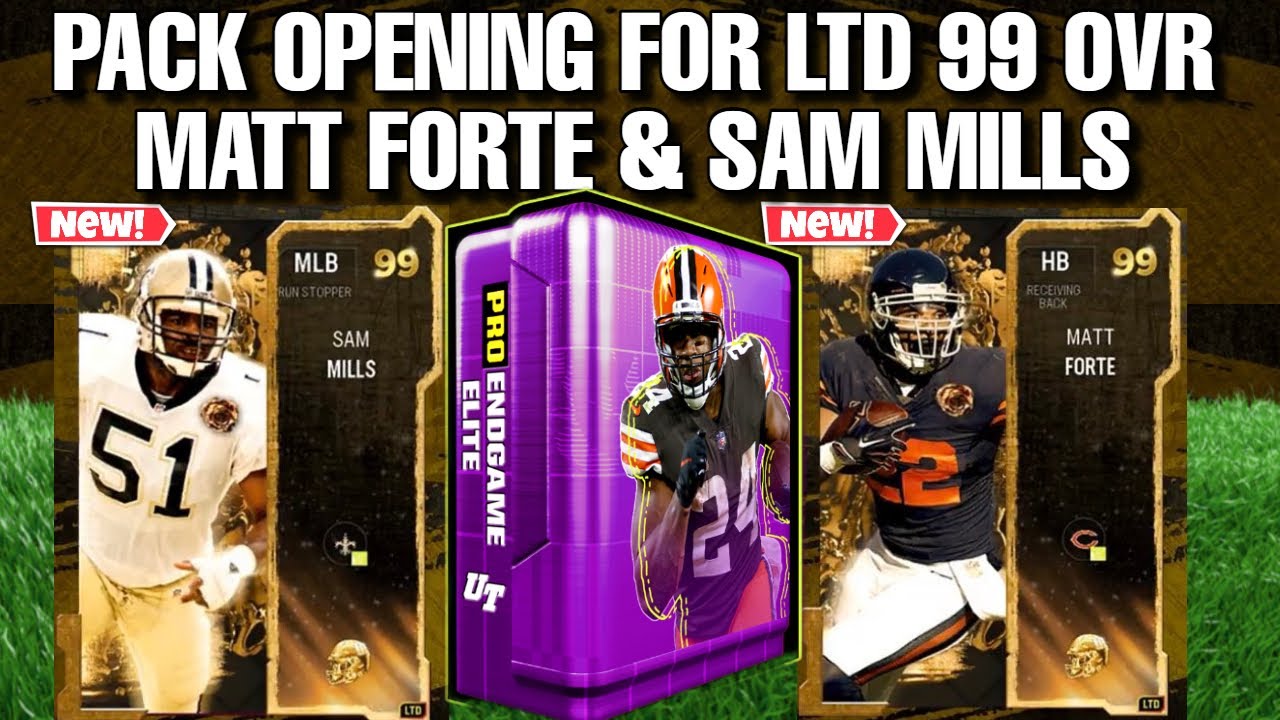 ULTIMATE LEGENDS PACK OPENING FOR LTD 99 OVR MATT FORTE & SAM MILLS ...