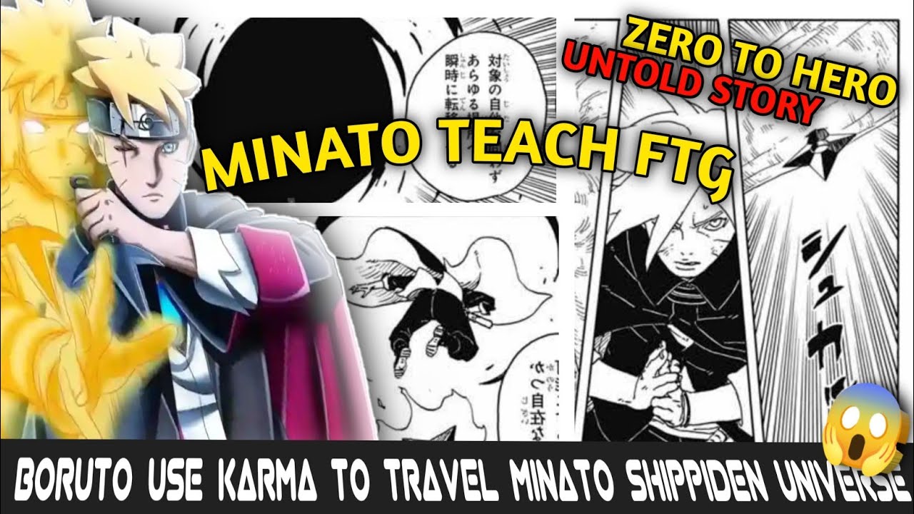 Boruto Zero to Hero Untold story Boruto Use Karma to Travel Minato Shippiden Universe Explaine ...