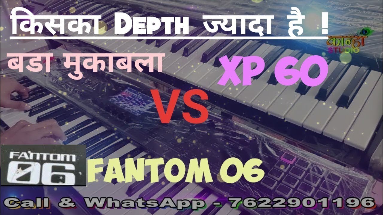 Roland FANTOM 06 VS XP 60 #saxophone #kanhastudio - YouTube