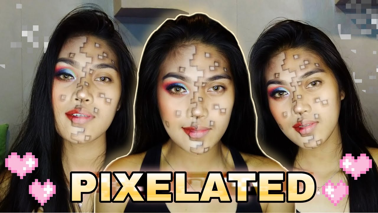 PIXELATED MAKEUP TUTORIAL 👾 | Shaii Latorre - YouTube