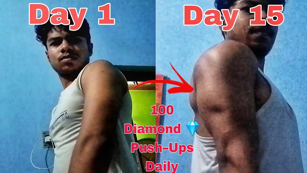 I Did 100 Diamond Push–Ups Daily For 15 Days | 15 Days Challenge | Asit ...