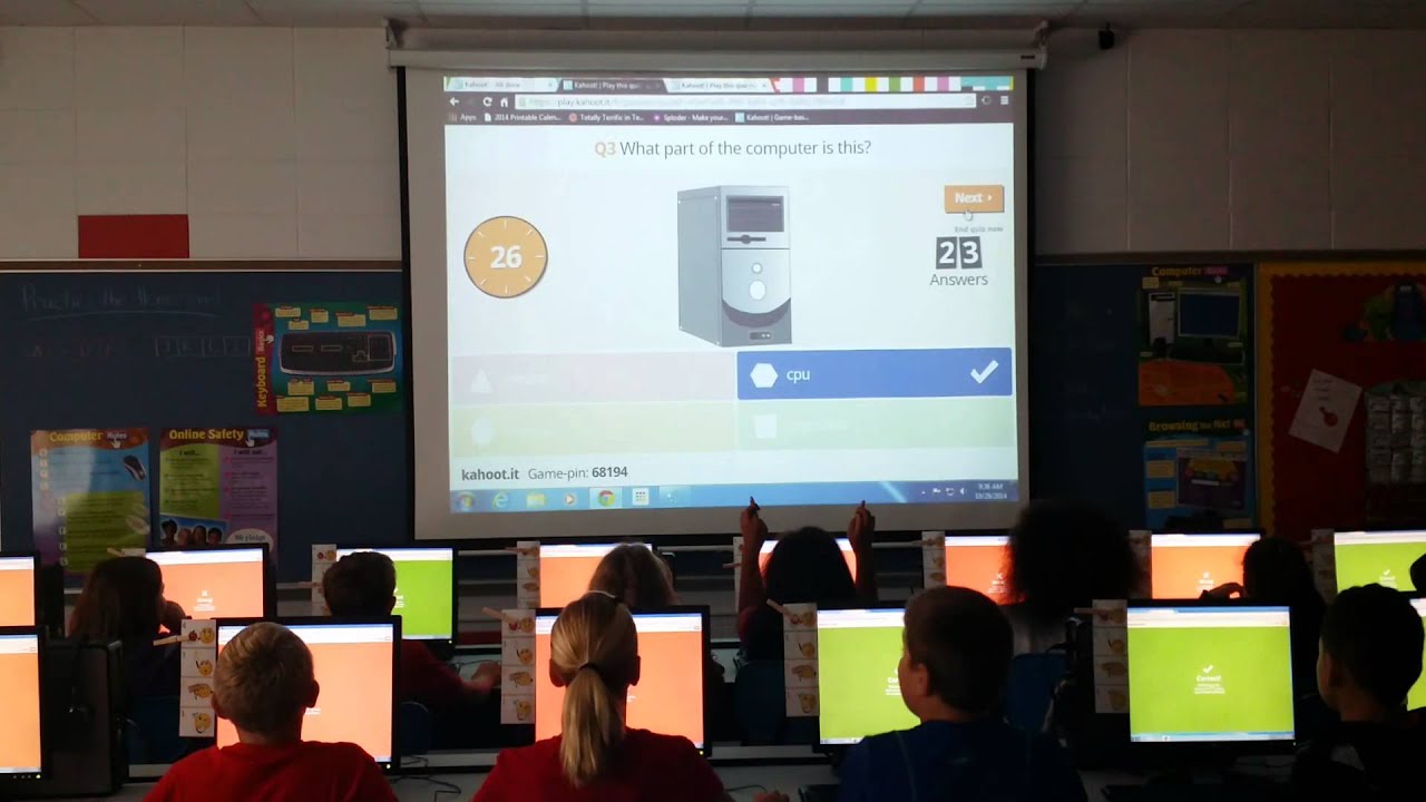 Kahoot in the Computer Lab - YouTube