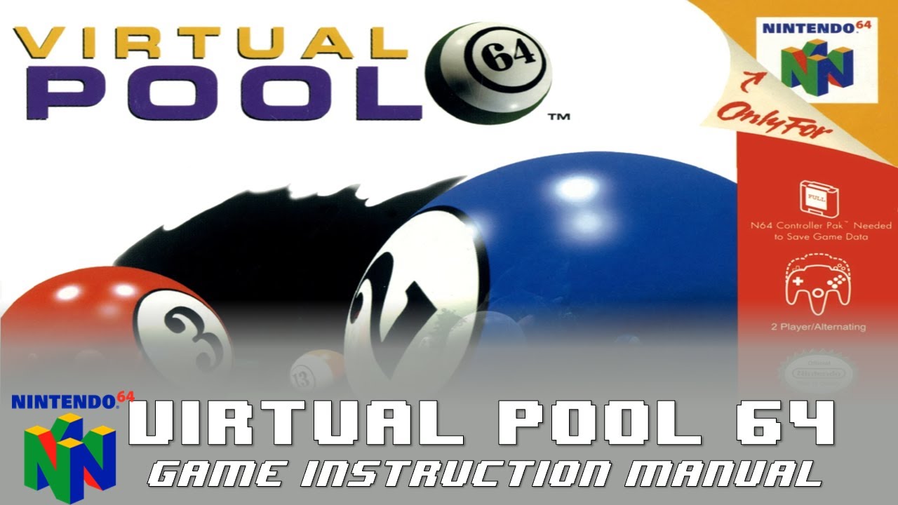 [N64 Manual] Virtual Pool 64 (USA) - Nintendo 64 Game Instructions ...