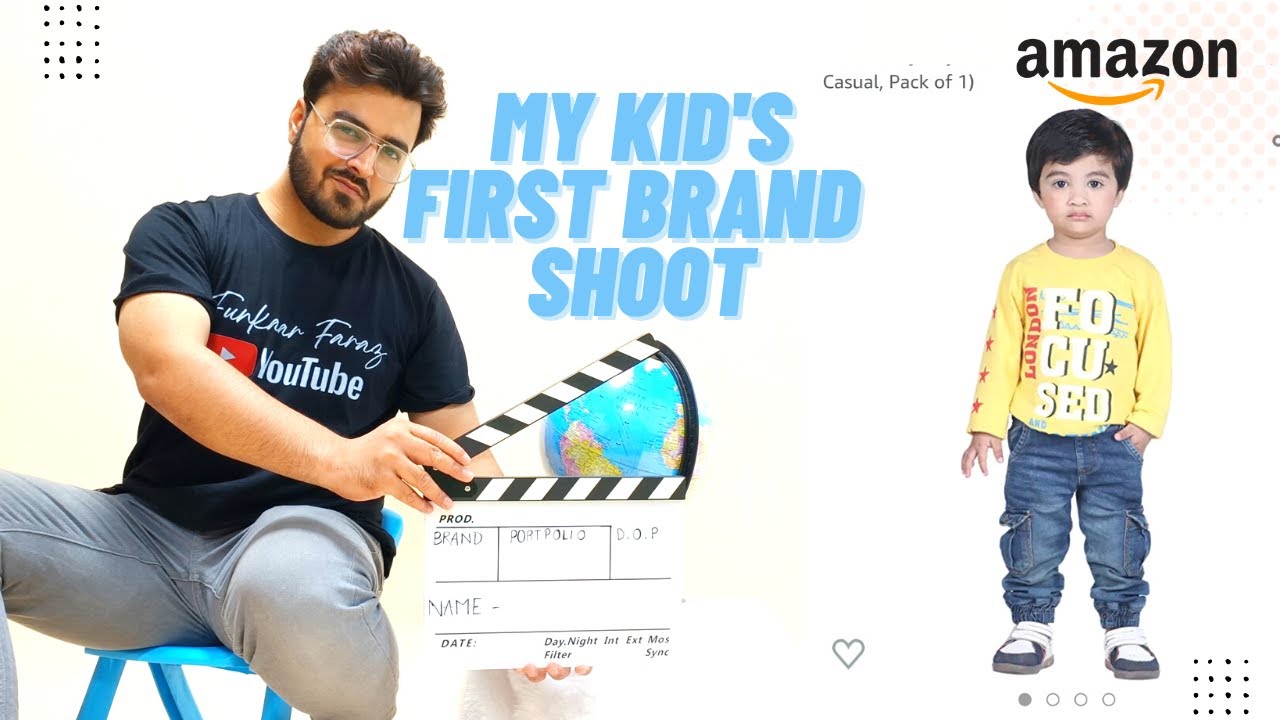 My Kid's First Brand Shoot for Amazon and My Marketing Strategy - YouTube