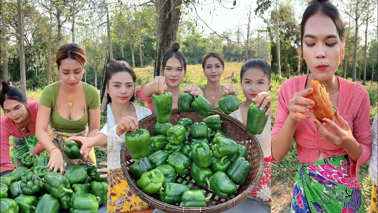 Yummy fresh fruit crispy cook recipe and eat - YouTube