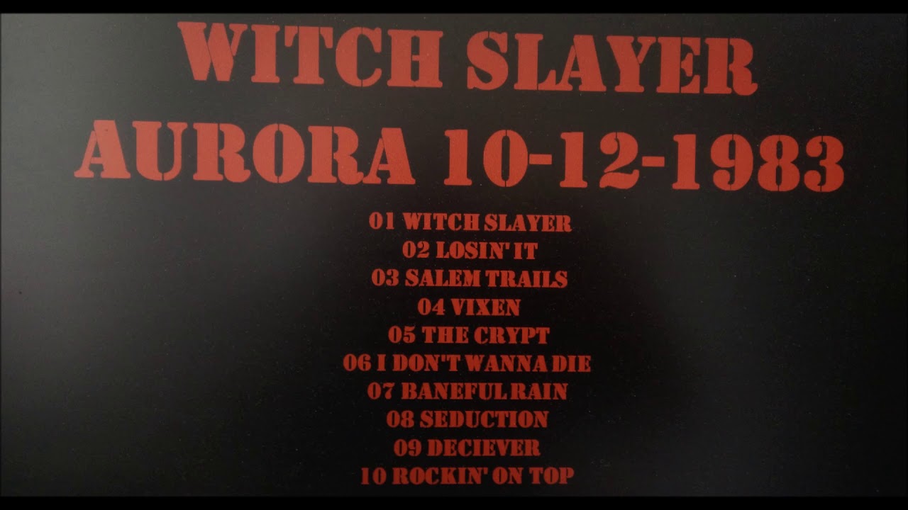 Witch Slayer (live)1983 - YouTube