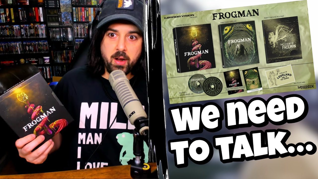 The SLEEPER RELEASE for Horror This Year! | Frogman Deluxe Blu Ray Set ...