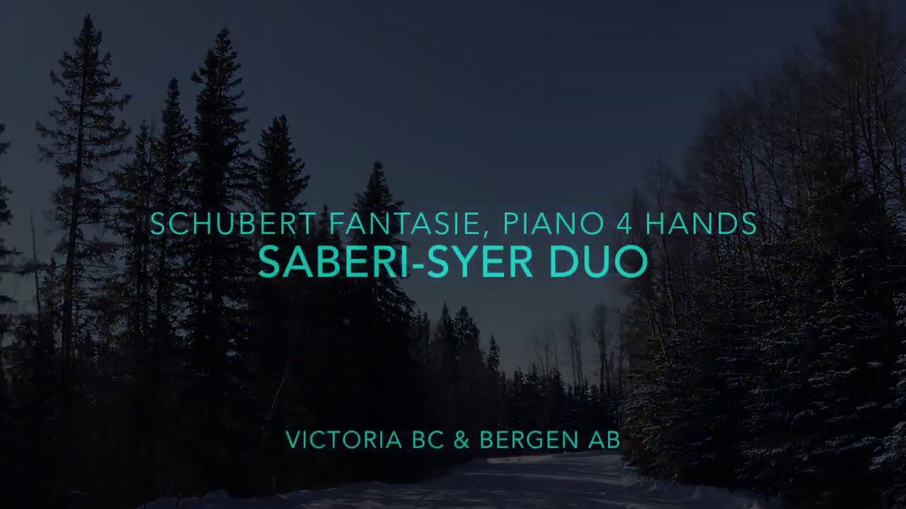 Long Distance Piano Duets, episode 2. Schubert f minor Fantasie: Armand ...