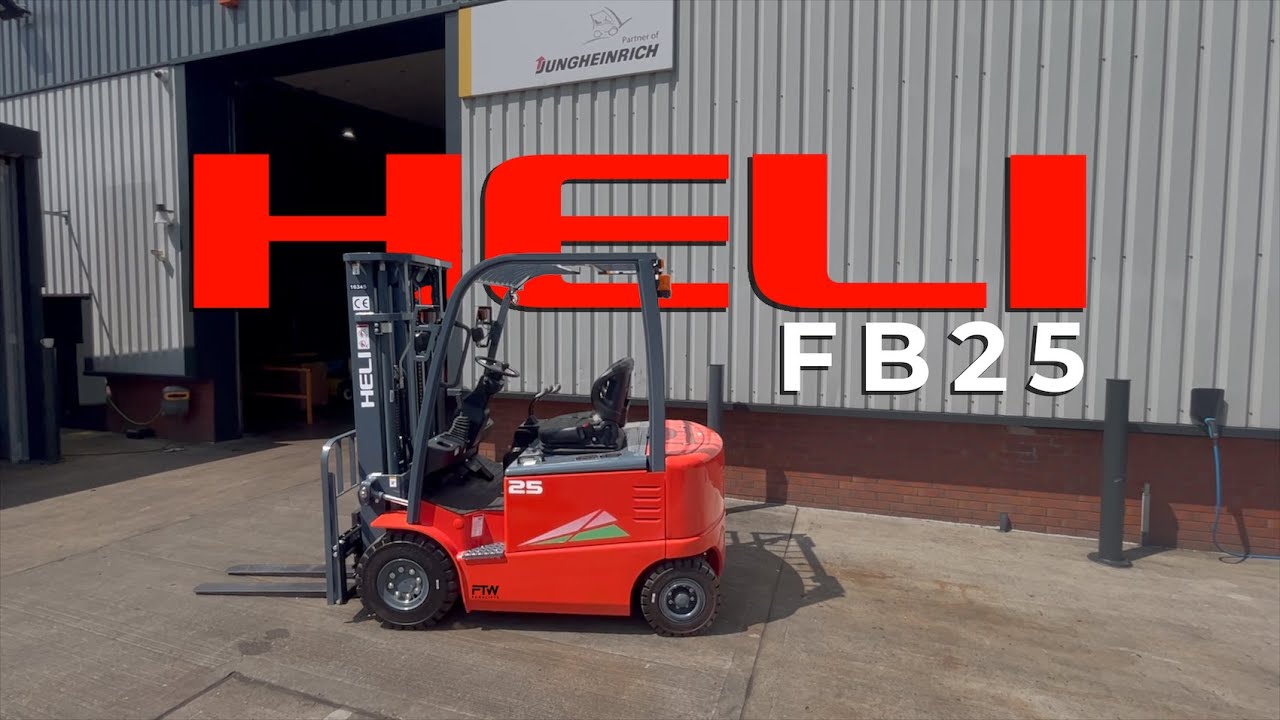New Heli FB25 Electric Counterbalance | FTW Forklifts - YouTube