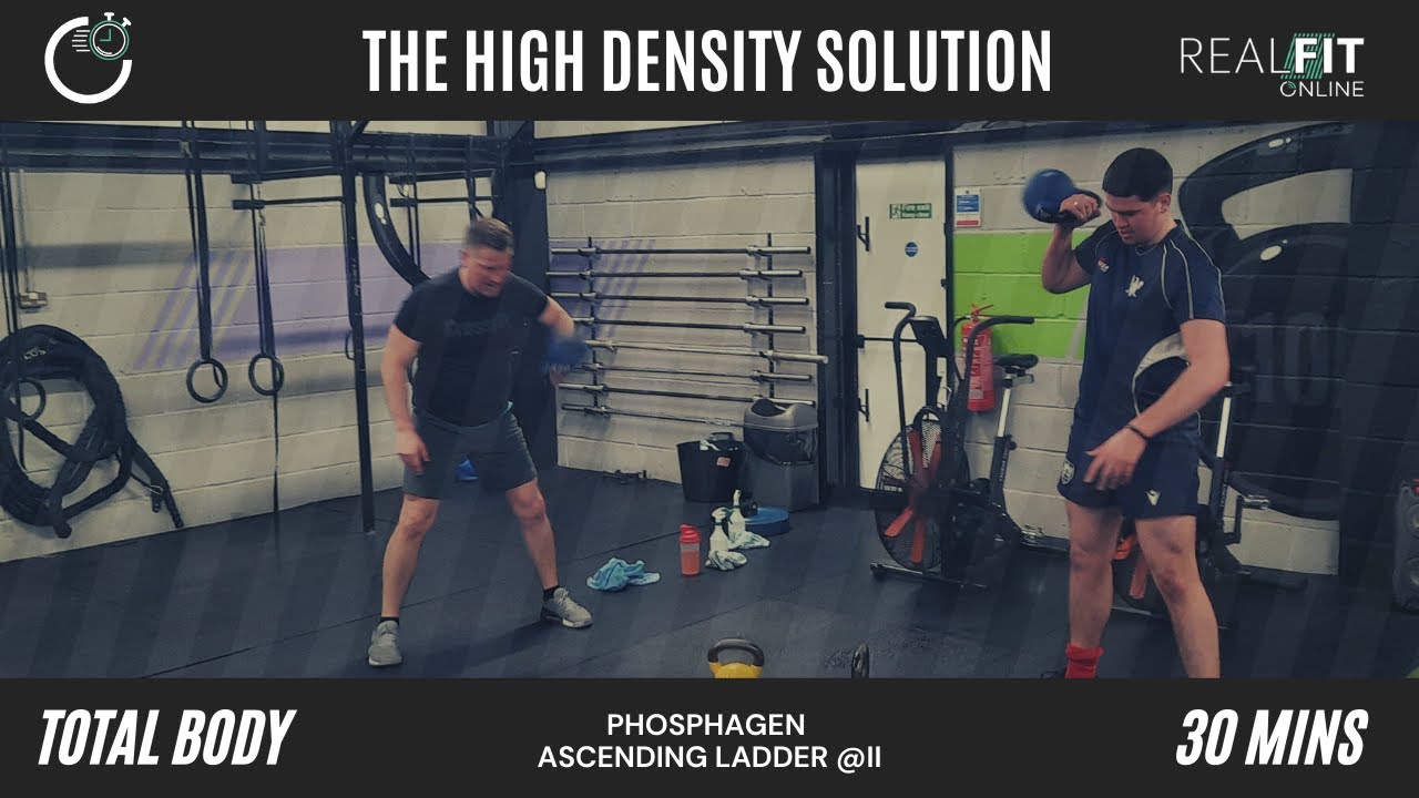High Density Solution Total Body Phosphagen Workout - YouTube