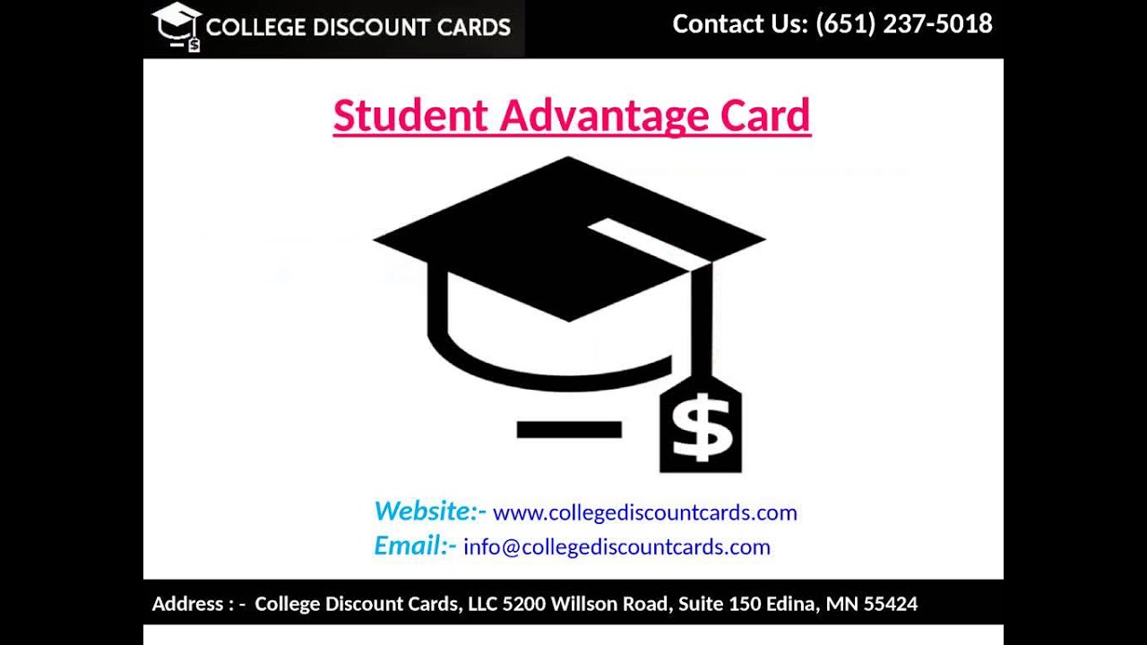 Student advantage card - YouTube
