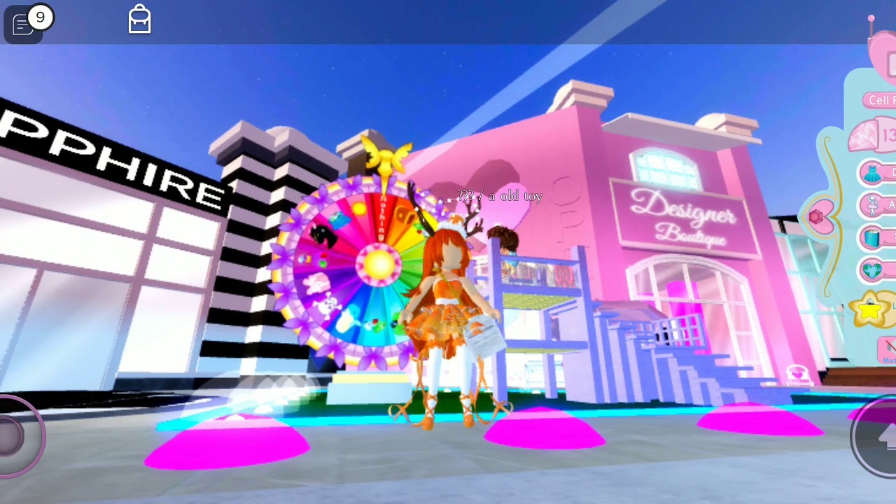 Picking a color from the wheel with my eyes closed (roblox royale high ...